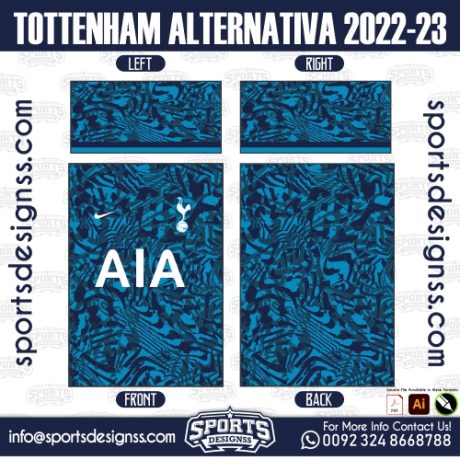 TOTTENHAM ALTERNATIVA 2022-23 - Sports Designss