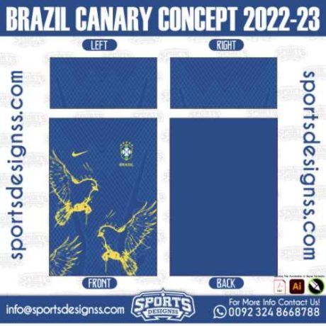 BRAZIL CANARY CONCEPT 2022-23 - Sports Designss