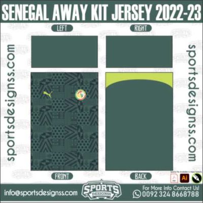 SENEGAL AWAY JERSEY 2022-23 - Sports Designss