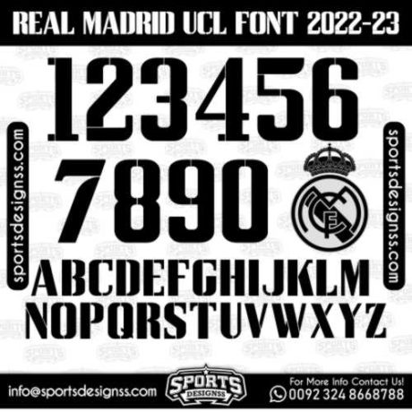 Liverpool UCL 2022-23 Font Free Download by Sports Designss _ Free ...