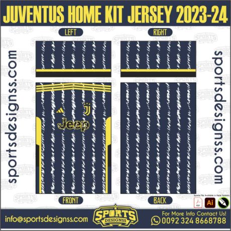 JUVENTUS HOME KIT JERSEY 2023-24 - Sports Designss