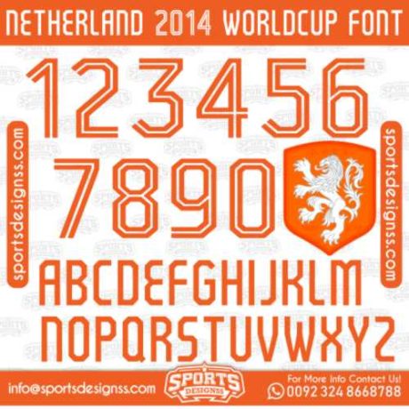 NETHERLAND 2014 WORLDCUP Font Download by Sports Designss _ Download ...