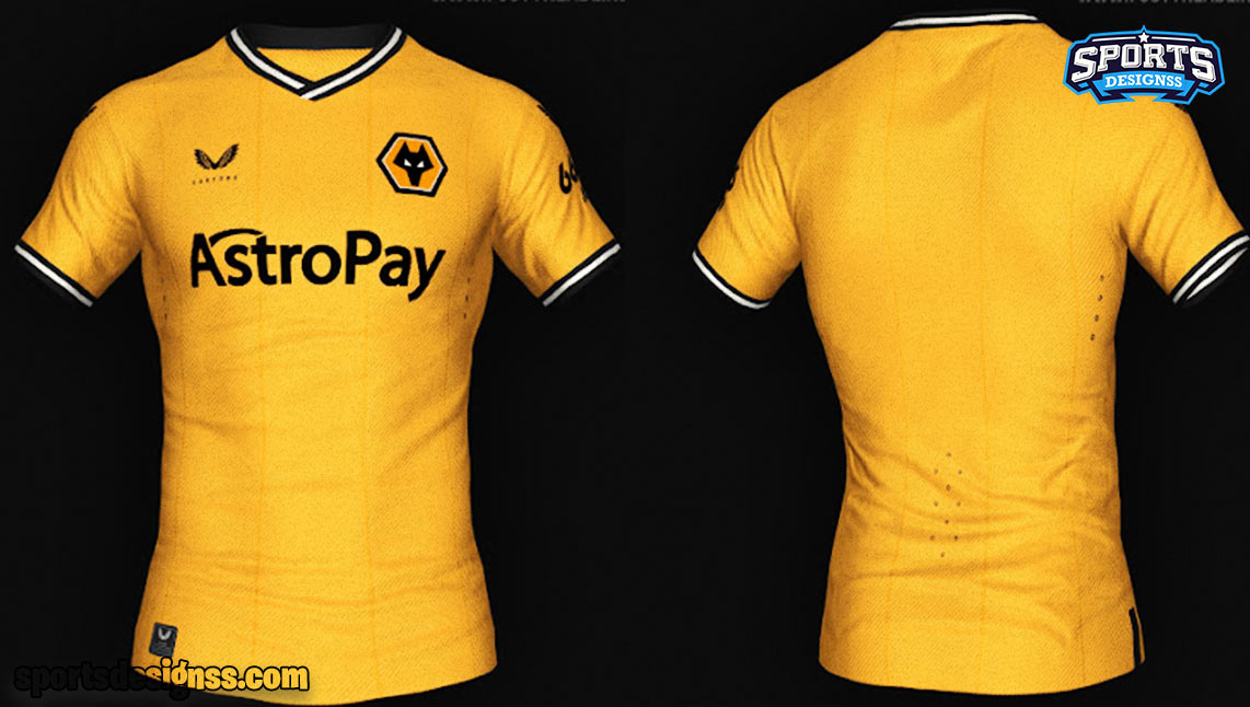 "A Closer Look at the Wolves 23-24 Home Kit: Elegant Design Revealed ...