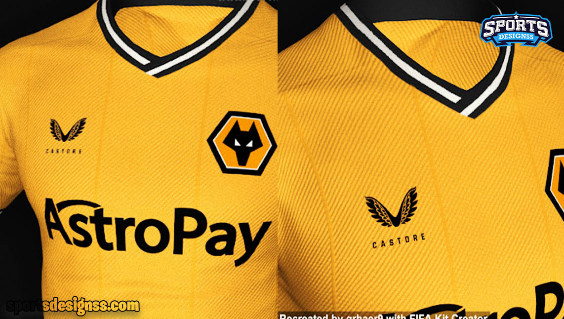 "A Closer Look at the Wolves 23-24 Home Kit: Elegant Design Revealed ...