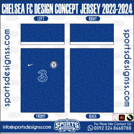 CHELSEA FC DESIGN CONCEPT JERSEY 2023-2024 - Sports Designss