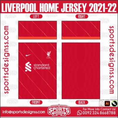 LIVERPOOL HOME JERSEY 2021-22 - Sports Designss