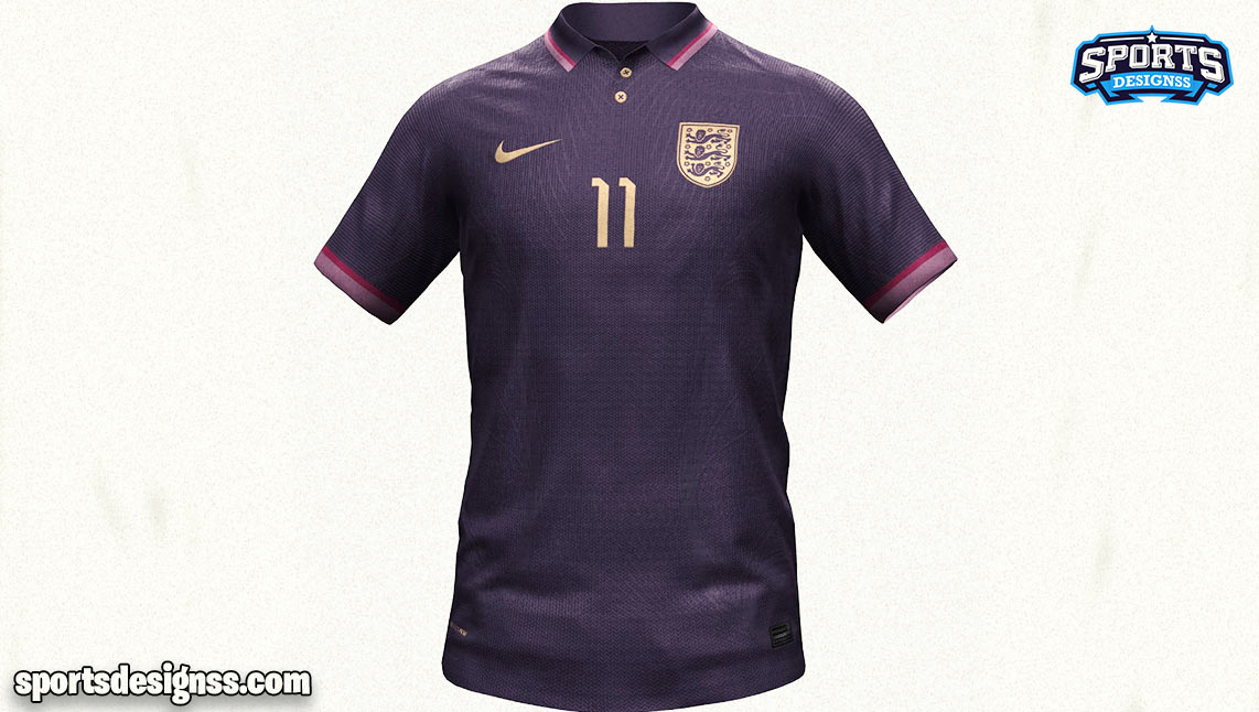 "Unique and Stylish: Nike's England Euro 2024 Away Kit Concept Unveiled ...
