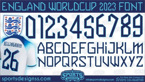 Brazil Qatar 2022-23 Font Free Download by Sports Designss _ Download ...