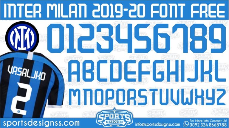 Brazil Qatar 2022-23 Font Free Download by Sports Designss _ Download ...