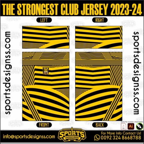 THE STRONGEST CLUB JERSEY 2023-24 - Sports Designss