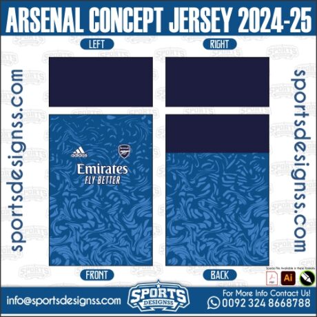 ARSENAL CONCEPT JERSEY 2024-25 - Sports Designss