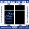 INTER MILAN SNAKE JERSEY 2024-25 - Sports Designss
