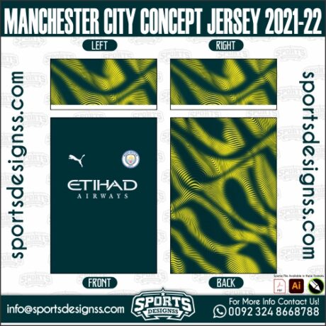 MANCHESTER CITY CONCEPT JERSEY 2021-22 - Sports Designss