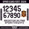 Spain Euro 2024 FONT Download by Sports Designss _ Download Football ...