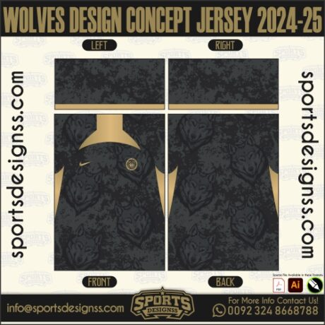 WOLVES DESIGN CONCEPT JERSEY 2024-25 - Sports Designss
