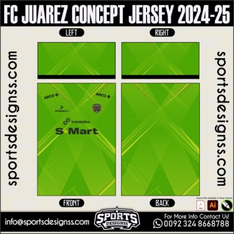 FC JUAREZ CONCEPT JERSEY 2024-25 - Sports Designss