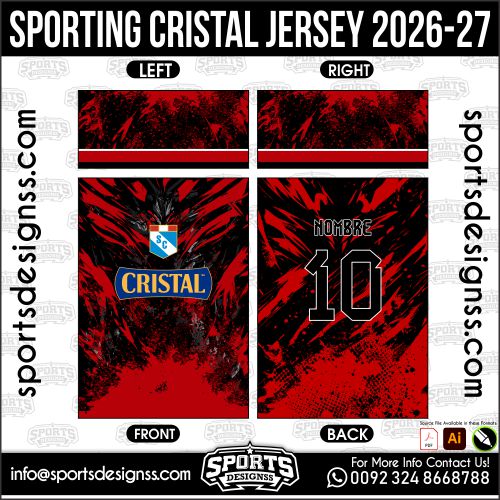 SPORTING CRISTAL JERSEY 2026-27 - Sports Designss